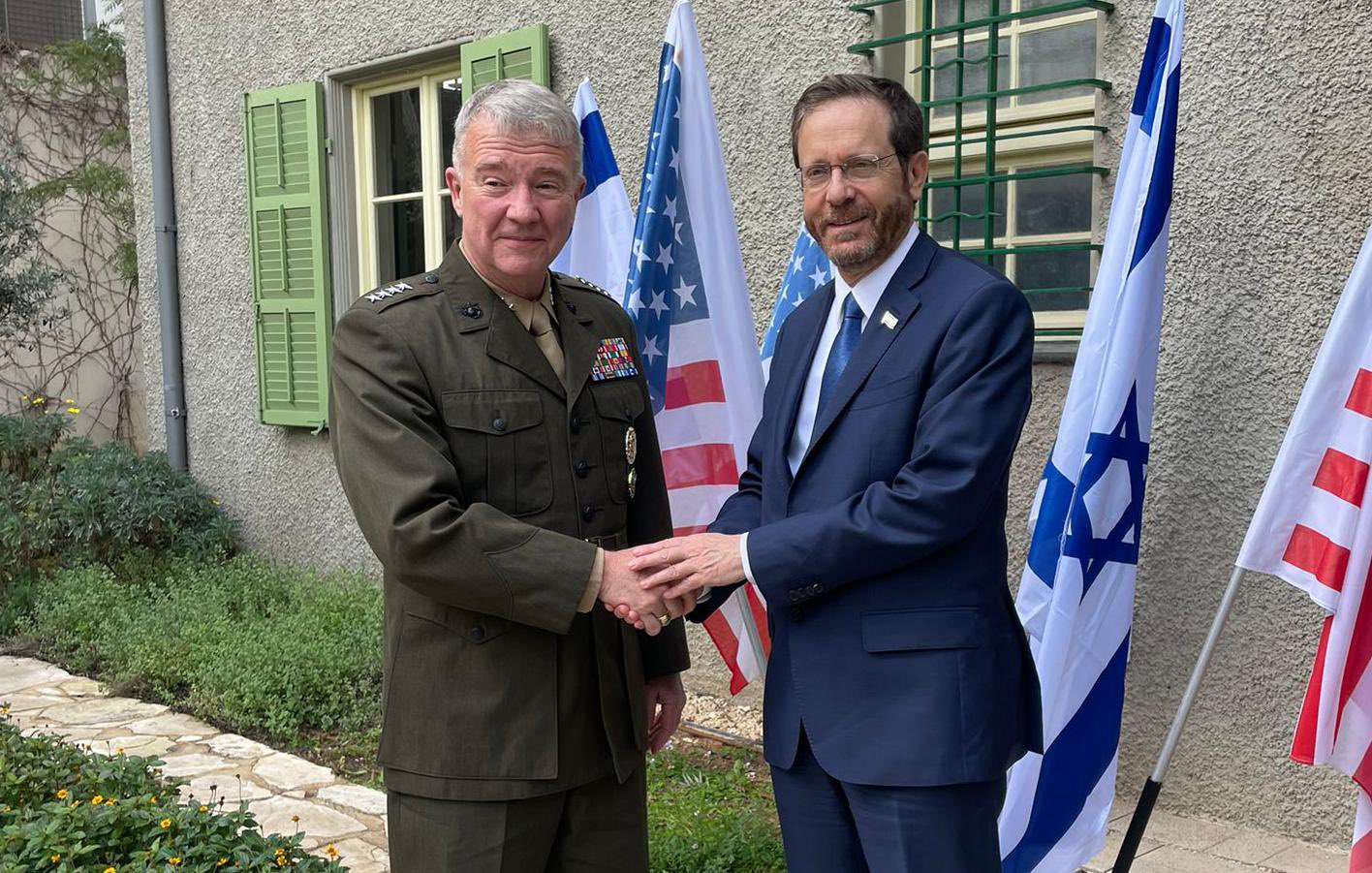 Outgoing US CENTCOM commander visits Israel - JNS.org