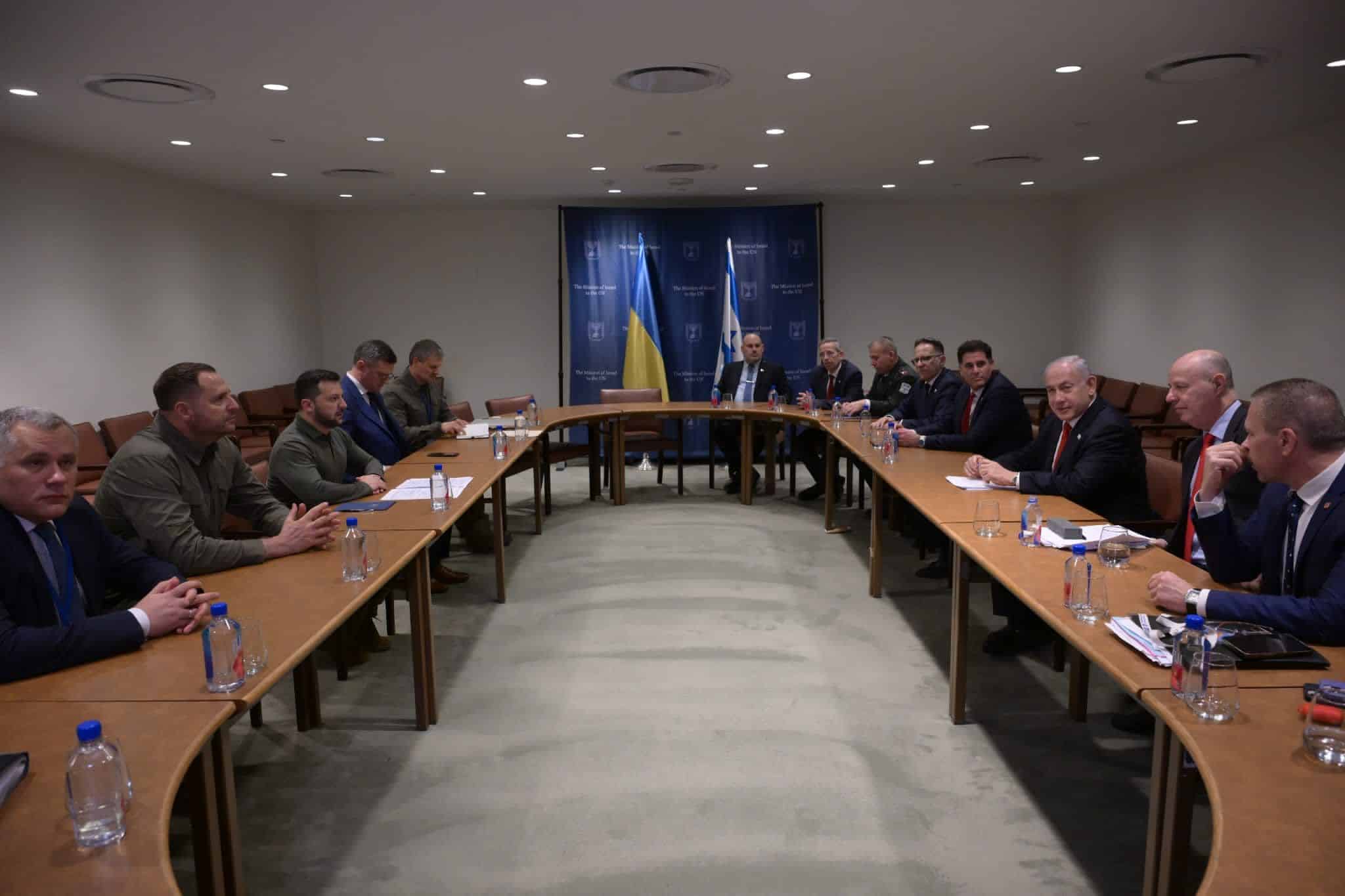 Netanyahu, Zelenskyy meet on sidelines at UN General Assembly - JNS.org