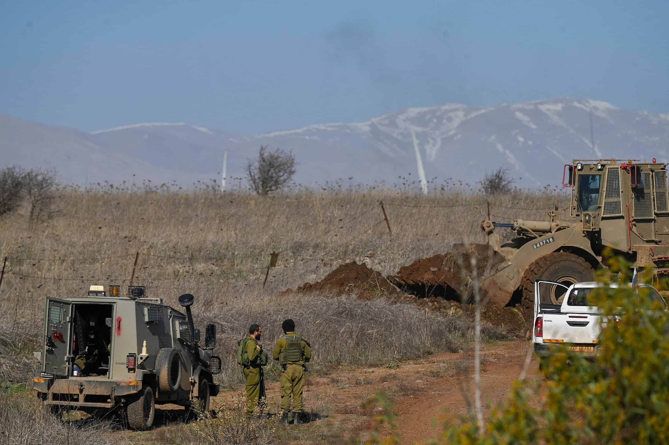 Israel builds along Alpha Line on Syrian border - JNS.org