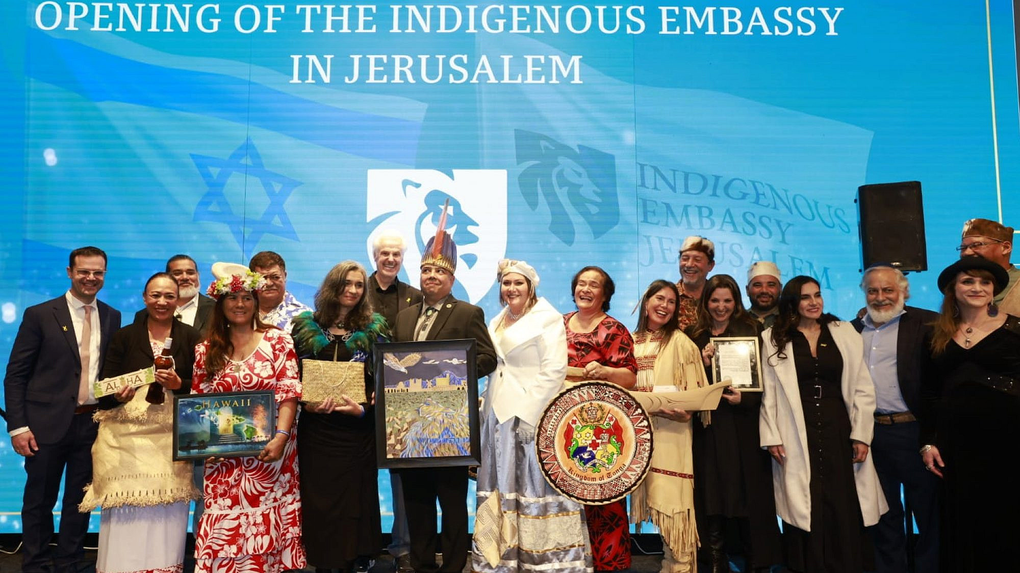 Indigenous embassy in Jerusalem opens in unconventional ceremony - JNS.org