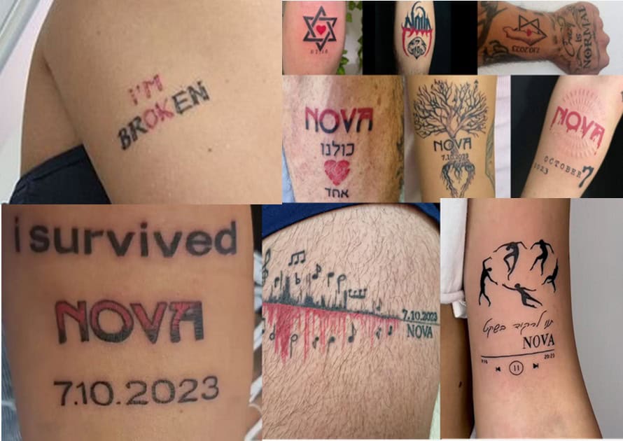 More than skin deep: Oct. 7 memorial tattoos - JNS.org