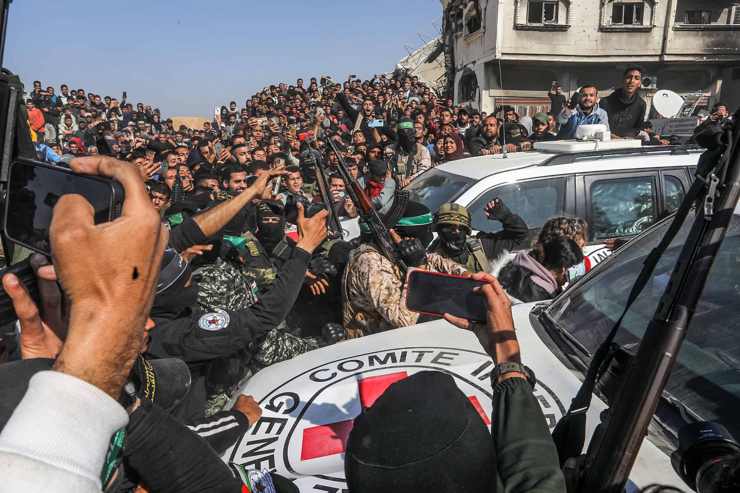 The unseeming parading of our Jewish hostages - JNS.org