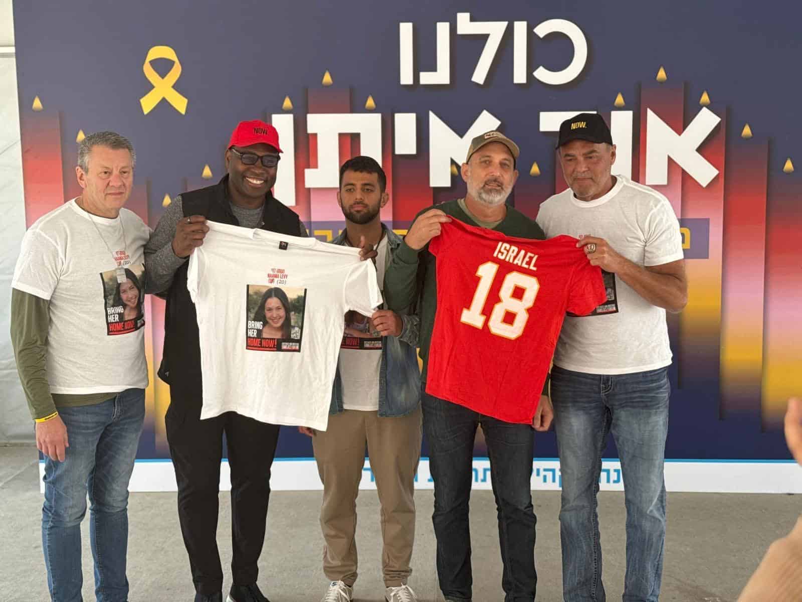'We love and support you': NFL legends pay solidarity visit to Israel ...